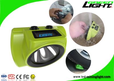 China Oled Screen Led Headlamp Mining Hard Hat Lights Lithium Battery 6.8Ah 18000lux for sale