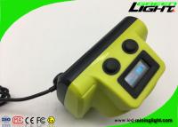 China Waterproof Underground Hard Hat Lights 13000lux Brightness With Usb Charging Cable for sale