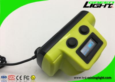China Waterproof Underground Hard Hat Lights 13000lux Brightness With Usb Charging Cable for sale