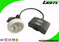 China Semi-Corded Rechargeable LED Headlamp 8000 Lux IP68 Waterproof 360g with Safety Rope for sale