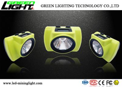 China CREE LED Miner Cap Lamp 6800mAh Battery 430 Lumens Cordless Mining Headlamp IP68 for sale