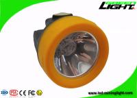 China Hard Hat LED Light Mining Cap Lamps , Cordless Mine Rechargeable Cap Light 3.7V for sale