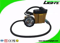 China GL12-A LED Miners Cap Lamp 25000lux 10.4Ah Rechargeable Li-ion Battery Mining Hard Hat Light for sale