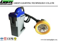 China 15000 Lux High Beam LED Coal Miner Hard Hat Light Cree Chip 6.6Ah Li-Ion for sale