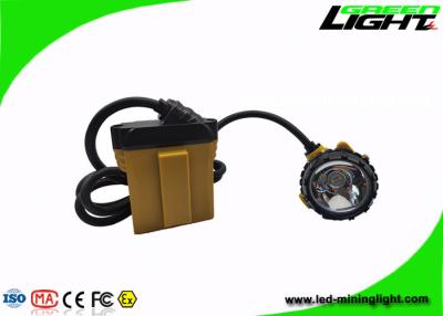 China 25000lux LED Mining Light 10.4Ah Cap Lamp For Harshest Environments Mining for sale