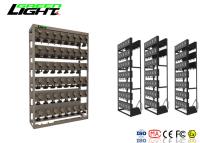 China Durable LED Miners Cap Lamp 96 Charger Rack / StationWith Detachable Module for sale