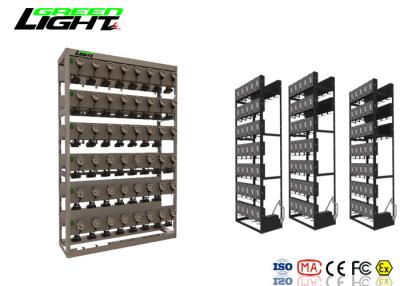 China Durable LED Miners Cap Lamp 96 Charger Rack / StationWith Detachable Module for sale