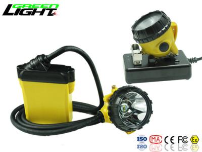 China 25000 Lux Brightness Miners Helmet Lamp Aluminum Lighting Cup Material Cree Source for sale