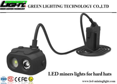 China Rechargeable LED Mining Headlamp 25000lux OLED Display IP68 Explosion Proof PC Material for sale