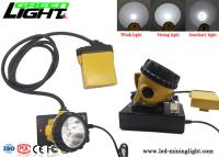 China 25000lux Safety Underground Coal Mining Light 10400mAh Dust Water Ingress Resistant for sale