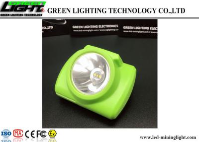 China Rechargeable LED Mining Cap Lamp 360 Lumens IP68 Waterproof with OLED Display for sale