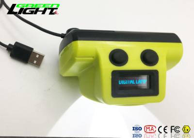 China IP68 Waterproof Miner Safety Lamp 6.8Ah Li-Ion Battery 25000lux Mining Headlamp for sale