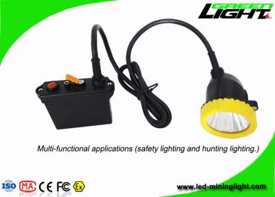 China 50000lux Coal Miner Cap Light GL6-B 11.2Ah Li-Ion Battery IP67 Waterproof for sale