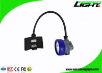 China Semi Corded LED Coal Miner Hard Hat Lamp 10000lux 5.6Ah Rechargeable Li-ion for sale