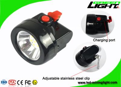 China Rechargeable Cordless Mining Cap Lamp LED Headlight 2.8Ah Battery IP67 10000Lux for sale