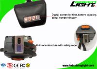 China Cordless LED Mining Cap Lamp 5.7Ah Li-ion Battery IP68 Safety Miners Headlight for sale