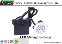 China Cordless LED Miners Cap Lamp 6.6Ah Lithium Ion Battery 10000lux Helmet Light for sale