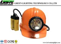 China Multi-Functional Underground Mining Cap Lamp 28000lux LED Hard Hat Light 10.4Ah for sale