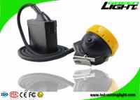 China 10000lux Mining Cap Lights High Brightness 216lum Li - Ion Battery Pack Light Weight for sale