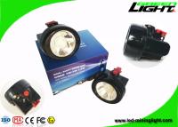 China Cordless Mining Cap Lamp 4000lux 2.8Ah Rechargeable LED Miner Headlight Waterproof IP67 for sale