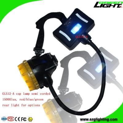 China 6.8Ah Panasonic Battery Mining Cap Light 1.7W IP68 High Power for Hard Hats for sale