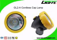 China 4000lux Cordless Coal Mining Lights Explosion Proof With 230mA Main Light Current for sale