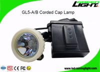China Rechargeable Li Ion LED Mining Cap Lamp 10000lux High Beam IP67 6.6Ah for sale