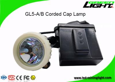 China Rechargeable Li Ion LED Mining Cap Lamp 10000lux High Beam IP67 6.6Ah for sale