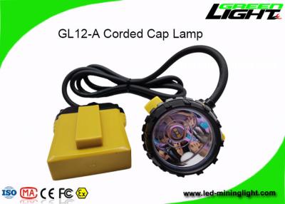 China GL12-A Underground Safety LED Mining Light 25000lux 10.4Ah Samsung Battery 1200 Cycles for sale