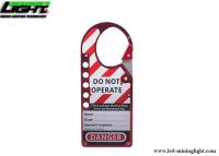 China Oxidized Aluminum Alloy Labeled Snap On Lock Out Hasp for sale