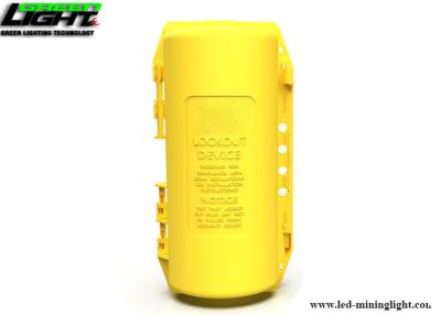 China Nylon Polypropylene Hubbell Plugout Lockout 315x161x137mm Yellow for sale