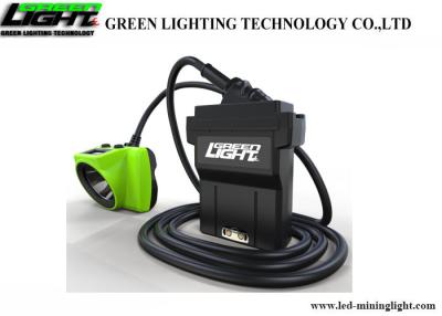 China 4.07W IP68 25000lux 13.6Ah Rechargeable Portable Miners Lamp with OLED Display for sale