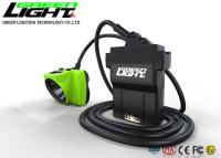 China OLED Display IP68 530LUM 25000LUX LED Miners Cap Lamp for sale