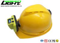 China ABS Case 385LUM 2.96W 18000lux LED Miners Cap Lamp with 6800mAh Battery for sale