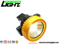 China Cordless Miners Cap Lamp 18650 Li Ion Battery 2.2Ah 96 Lumens IP67 Waterproof for sale
