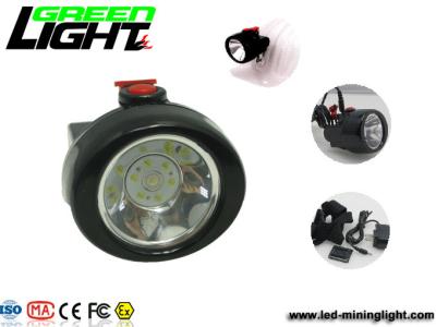 China 1200 Cycles 6000lux PC 2.8Ah Coal Miners Helmet Light for sale