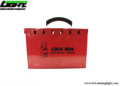 China Metal Portable 12 Padlock Safety Group Lockout Tagout Box for sale