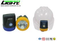 China Cordless Miner Cap Lamp 10000lux 3.8Ah Li-ion USB Charging LED Headlamp for sale