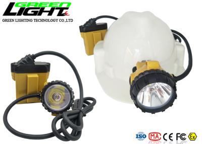 China 25000lux 3W 10.4Ah Rechargeable LED Mining Headlamp for sale