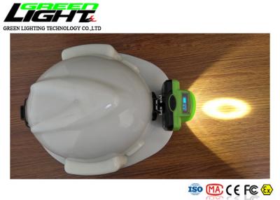 China OLED Screen 1.78W 15000LUX 480mA Wireless Miners Cap Lamp GLC-6 for sale