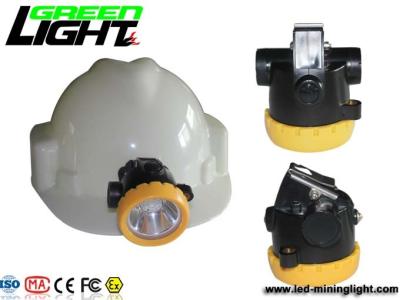 China GL2-A Cordless LED Miner Lamp 96 Lumens 2.2Ah Stainless Steel Clip Mining Headlamp for sale