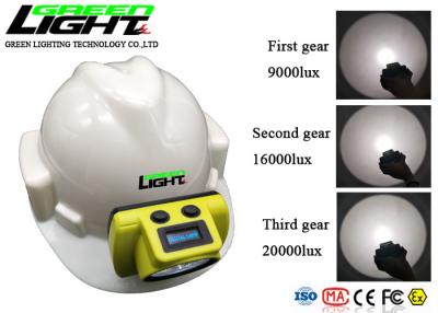 China GLC-6S 348 Lumens 25000 Lux LED Miners Cap Lamp ABS Case 6800mAh Battery for sale