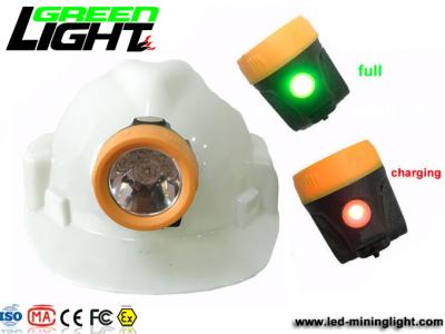 China IP68 1W 2.8Ah Li Ion 6000Lux Mining Hard Hat Lights for sale