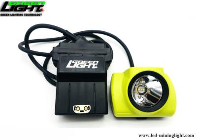 China IP68 25000lux 13.6Ah Rechargeable LED Headlamp Mining Light MSHA Approved for sale