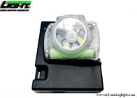 China 1W 13000Lux IP68 6.8Ah Rechargeable LED Mining Cap Lamp Explosion Proof Cordless Headlamp for sale