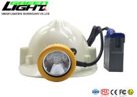 China IP68 6600mAh 10000lux Rechargeable Mining Cap Lamp for sale