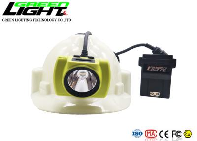 China 13.6Ah 530Lumen USB Rechargeable LED Mining Headlamp with OLED Display IP68 for sale
