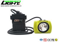 China 13600mAh 25000lux Rechargeable LED Mining Headlamp with OLED Display IP68 for sale