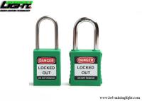 China Galvanized Finish 38mm Steel Shackle ABS Lockout Hasp for sale