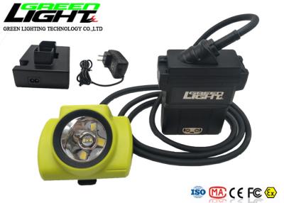 China Magnetic Charging 530LUM 18000lux IP68 led Mining Cap Lamp for sale